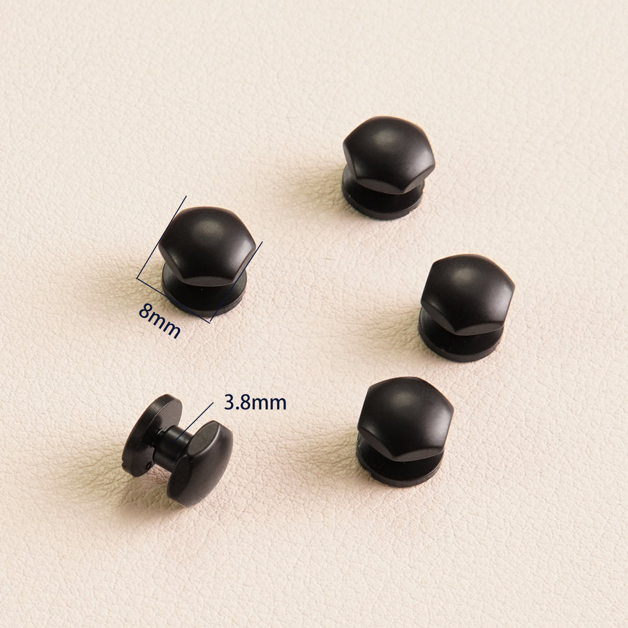 Black Chicago Rivet Screw – hilitybaghardware